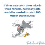 If three cats catch three mice in three minutes - Daily Quiz and Riddles