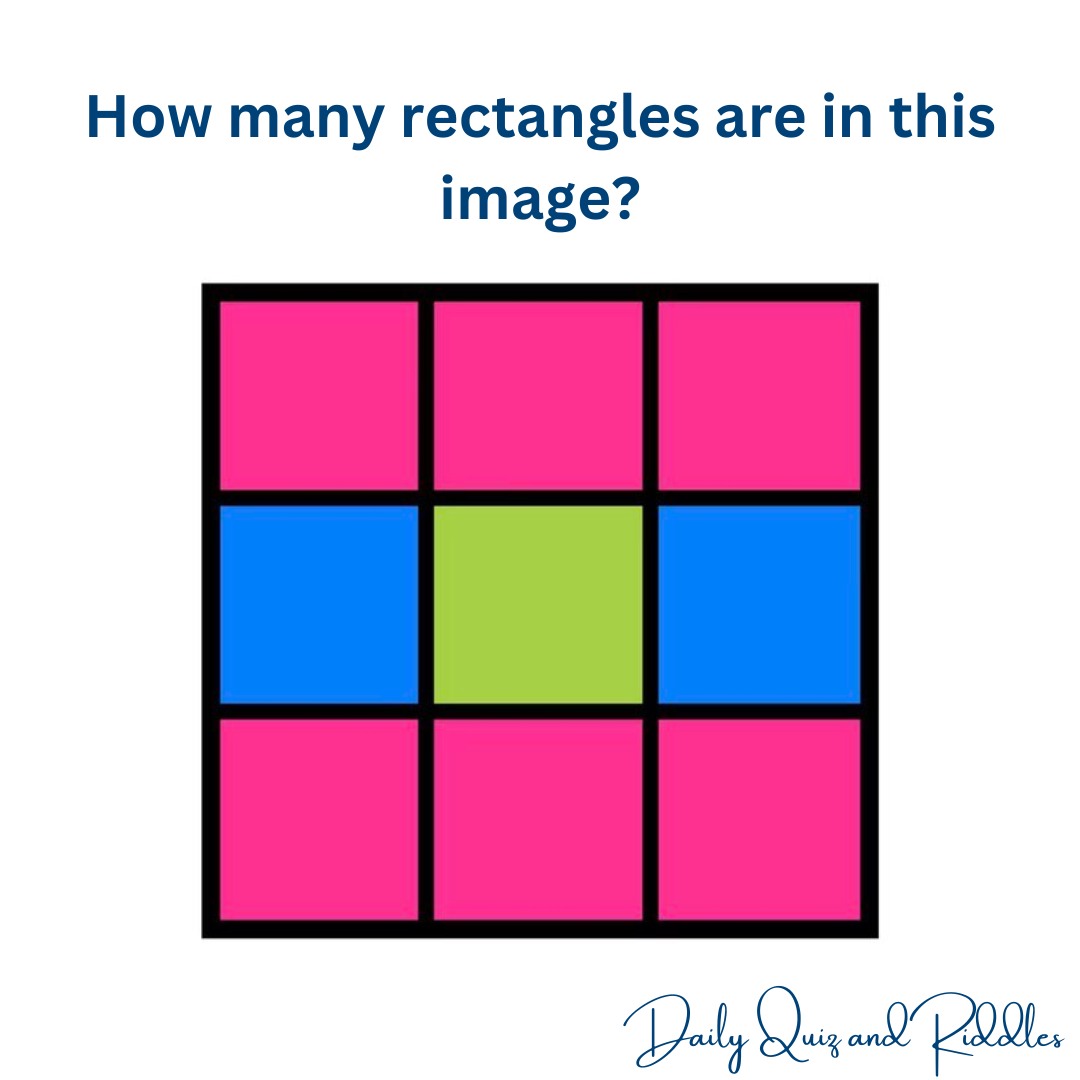 How many rectangles are in this image? - Daily Quiz and Riddles